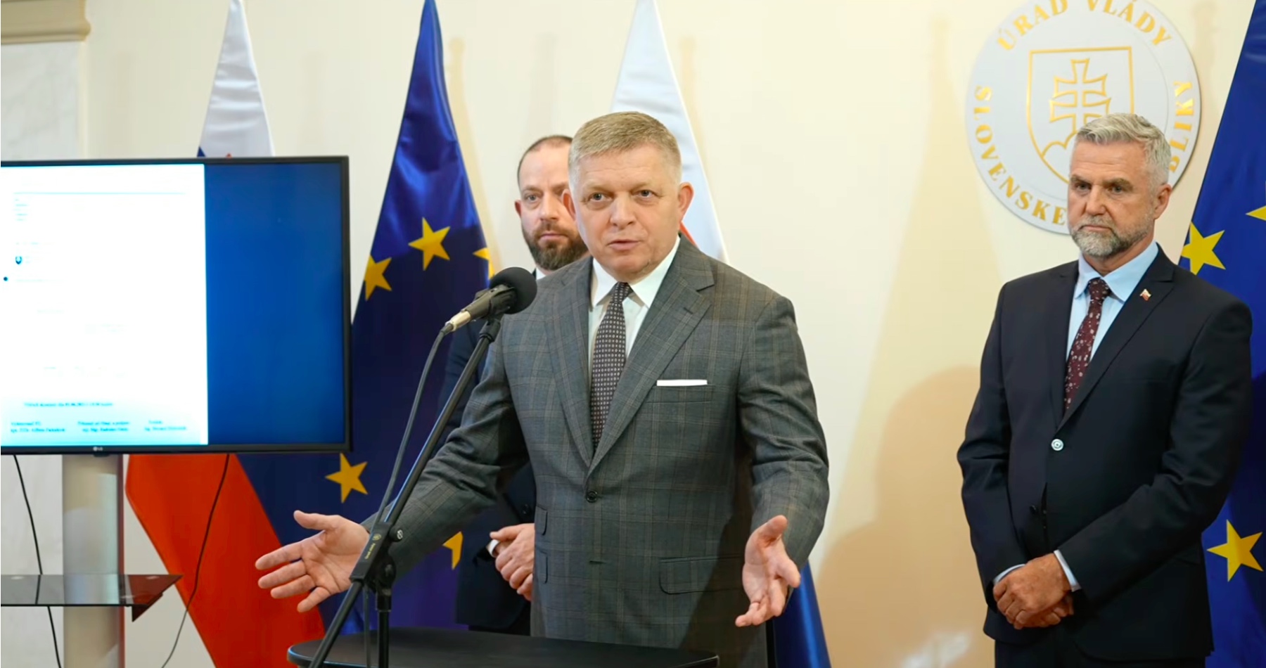 VIDEO: Premiér Robert Fico, Robert Kaliňák, Tibor Gašpar a Marek Para o ...